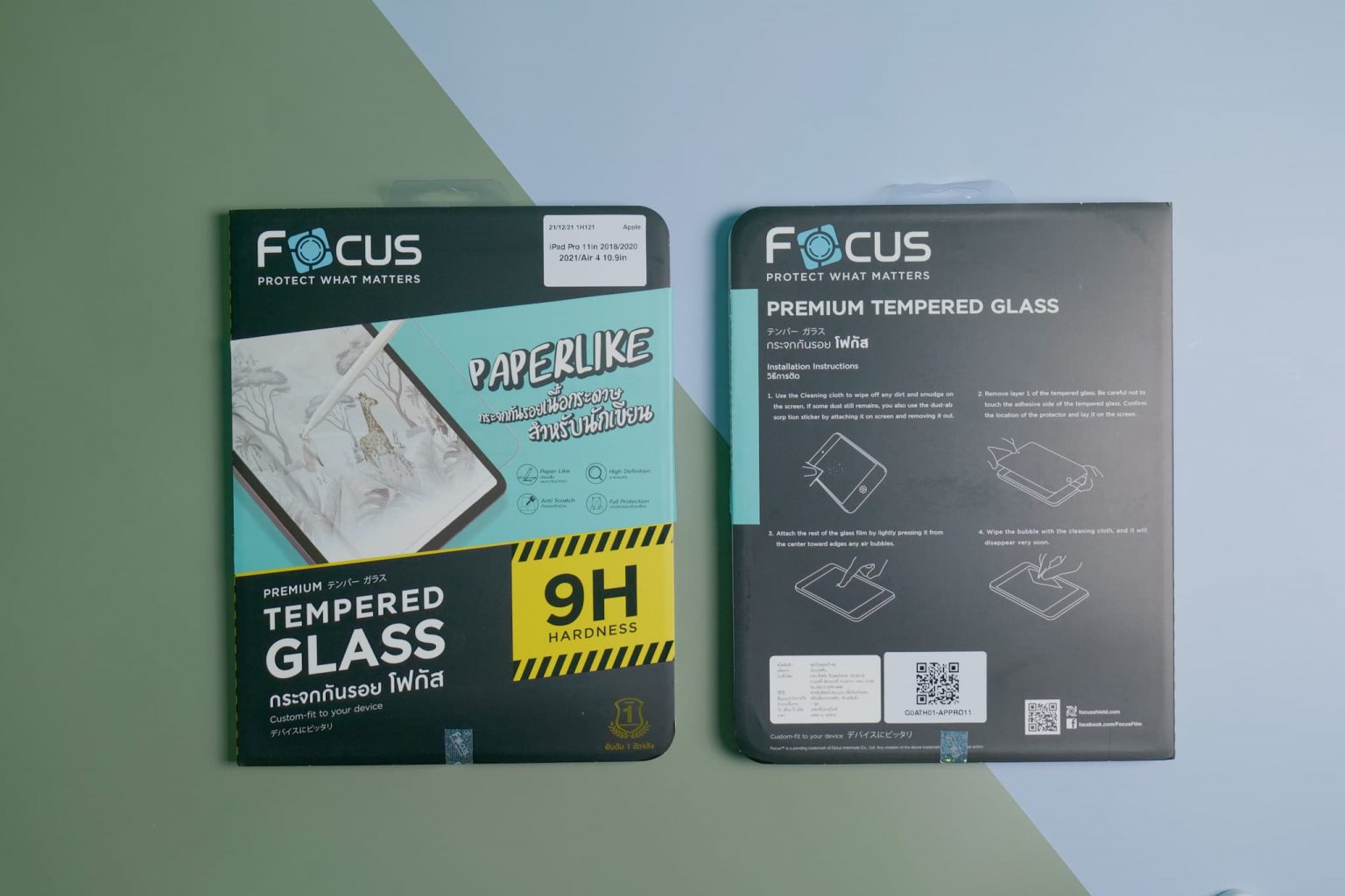 รีวิว Focus Paper Like Tempered Glass ฟิล์มกระจกแบบกระดาษ สำหรับ iPad ...