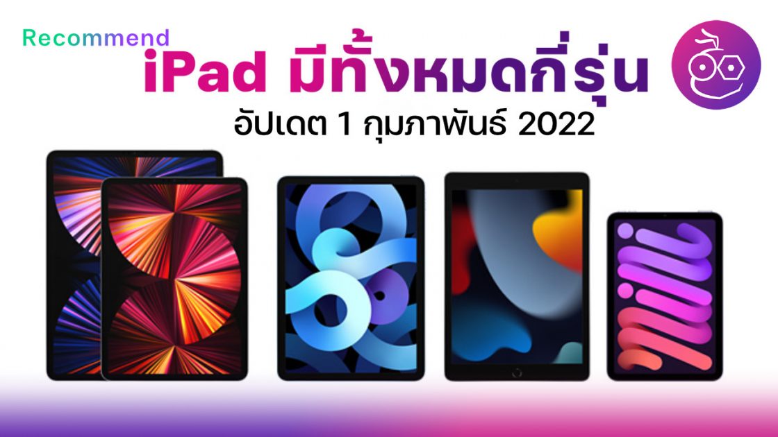 Timeline - iPad รุ่นล่าสุดตัวไหน มีกี่รุ่นแล้ว อัปเดต พ.ค. 2024 หลังงาน ...