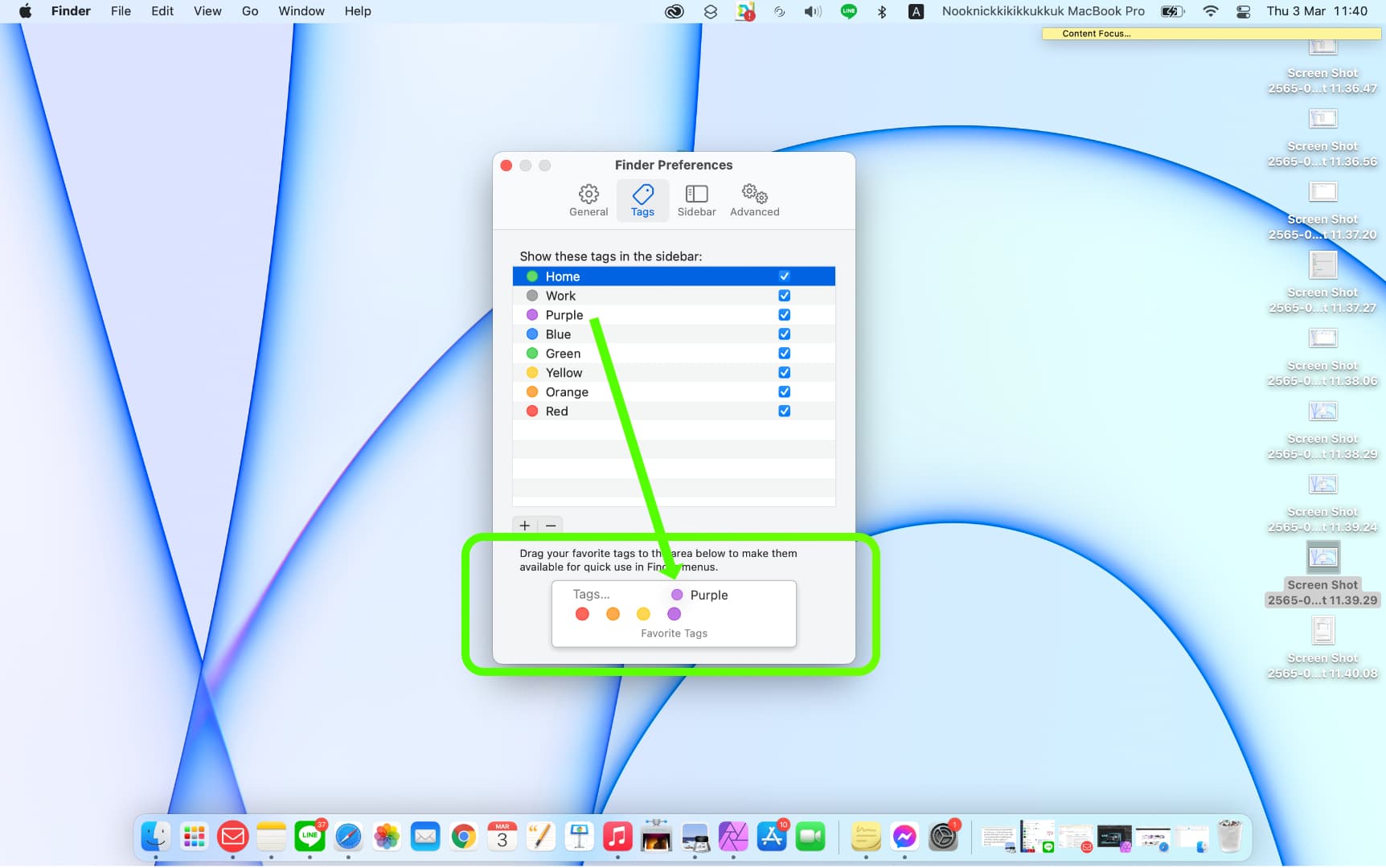 Finder Tag หรือแท็กสี ใน Mac คืออะไร ใช้งานยังไง