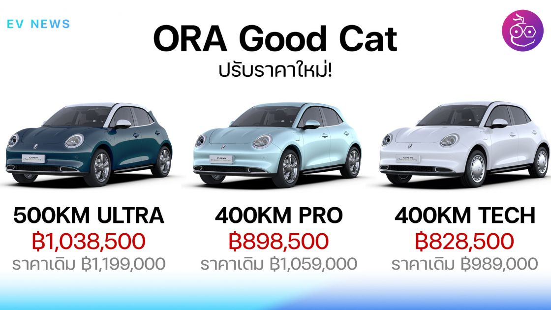 ORA Good Cat GT vs. 500 Ultra ต่างกันอย่างไร พร้อมเปิดราคา Good Cat GT ...