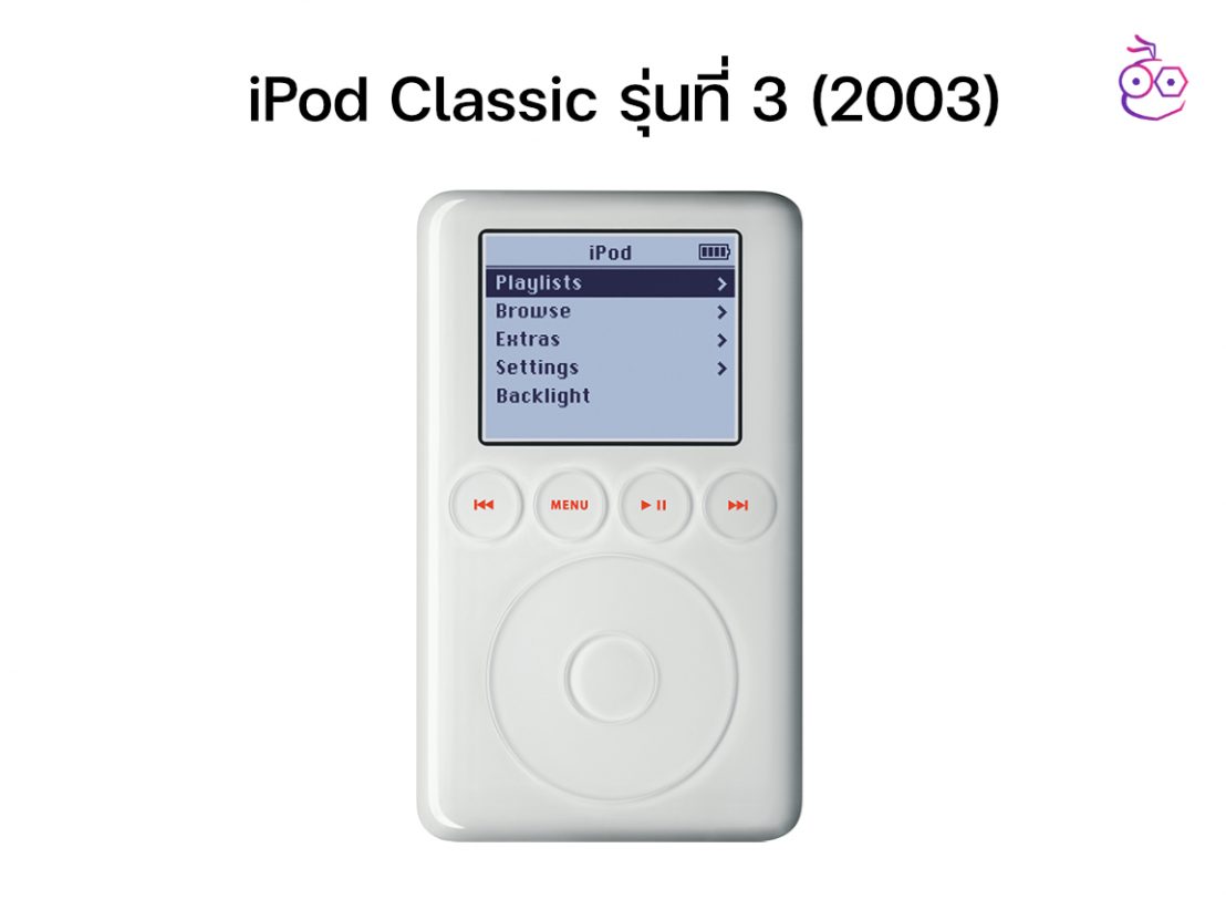 ตำนาน 20 ปี! ย้อนชมข้อมูล iPod ตั้งแต่รุ่นแรกApple เปิดตัว