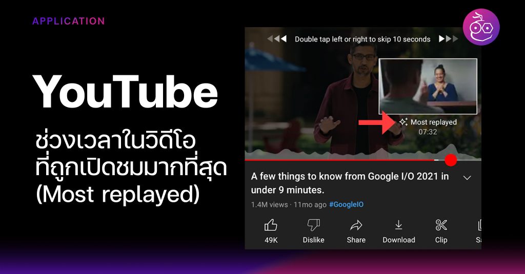 YouTube เริ่มปล่อยฟีเจอร์ "Most replayed" ชี้จุดว่าช่วงไหนในวิดีโอที่ ...