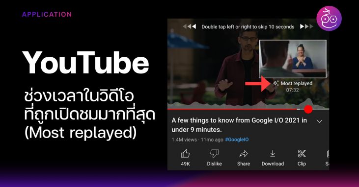 YouTube เริ่มปล่อยฟีเจอร์ "Most replayed" ชี้จุดว่าช่วงไหนในวิดีโอที่ ...