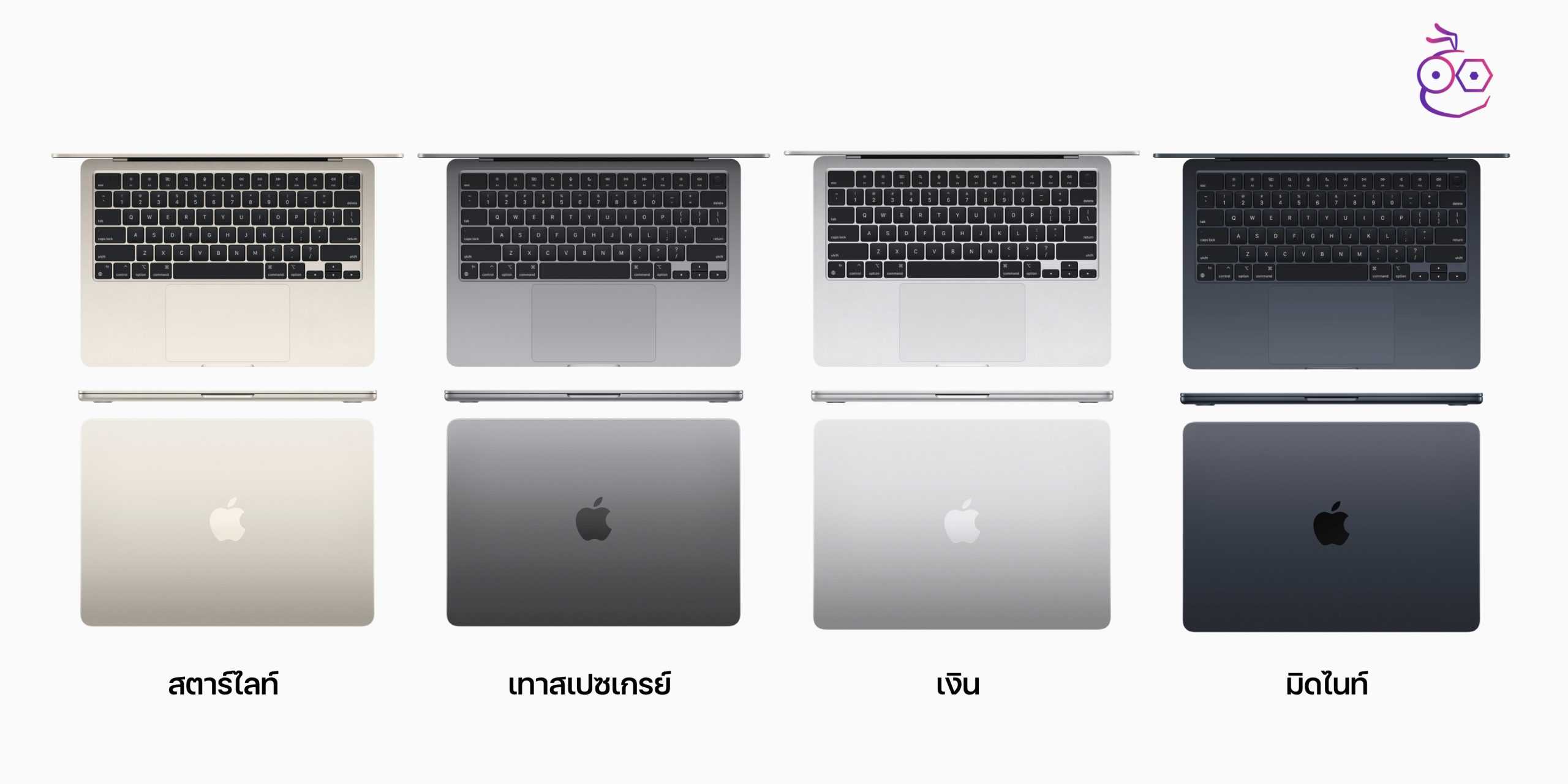MacBook Air M2 สี Midnight ค่อนข้างเป็นรอยนิ้วมือง่าย!