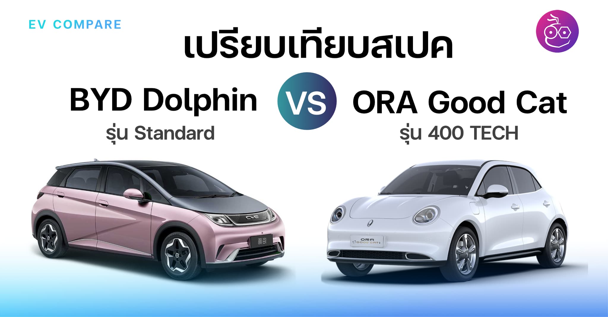 เทียบสเปค_BYD_DOLPHIN_และ_ORA_GOOD_CAT | techfeedthai