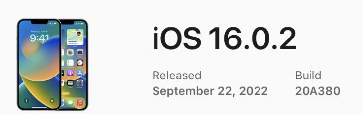 ดาวน์โหลด IPSW iOS 16.0.2 ลิงก์ตรง โหลดแรงจาก Apple