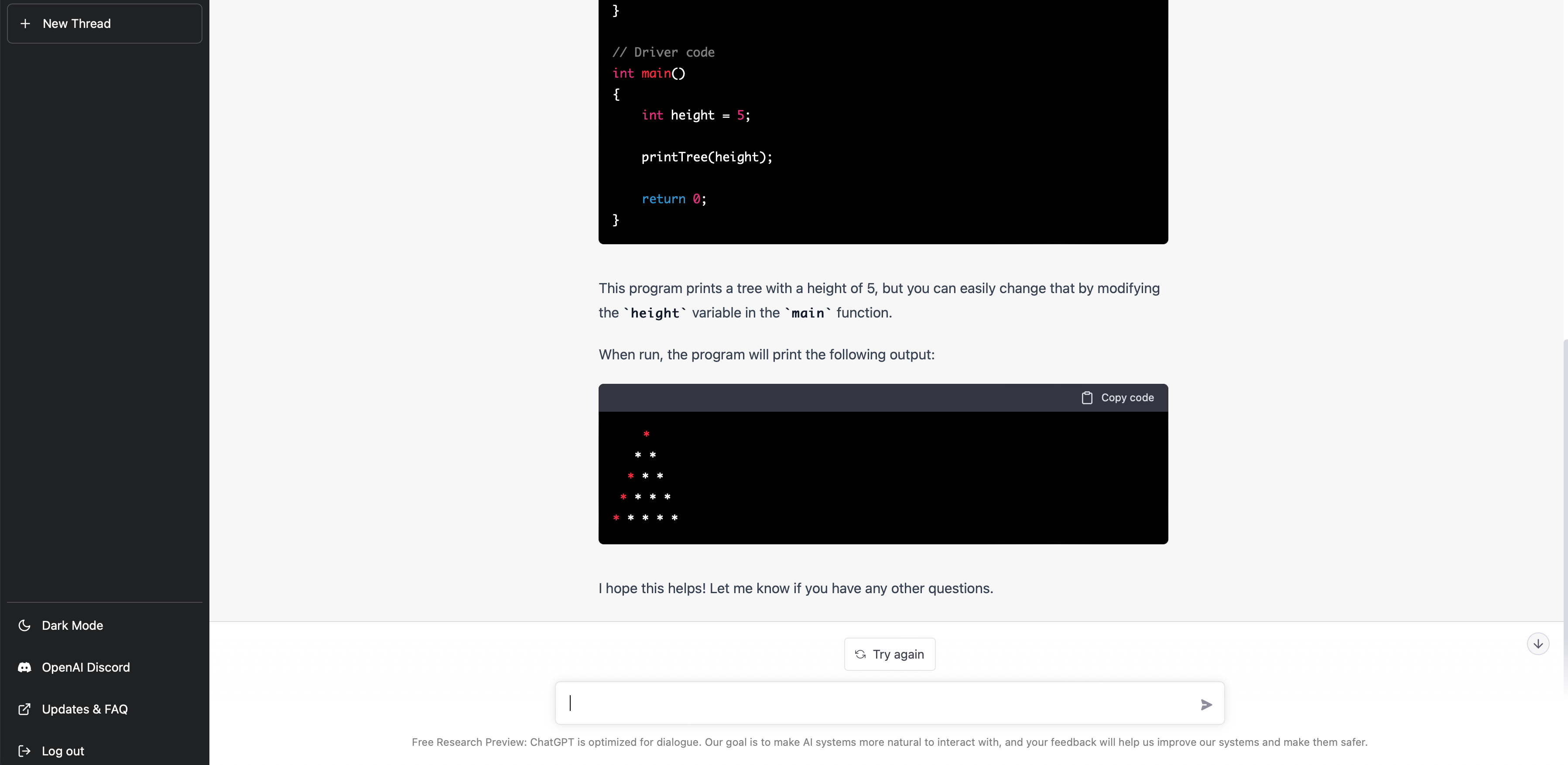 ลองเล่น ChatGPT : AI สุดฉลาด เขียนโค้ด, บทความ, ตอบคำถาม ได้แทบทุกอย่าง!