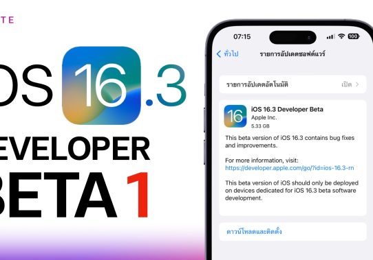 ภาพพื้นหลัง Unity Mosaic ใหม่ ใน iOS 16.3