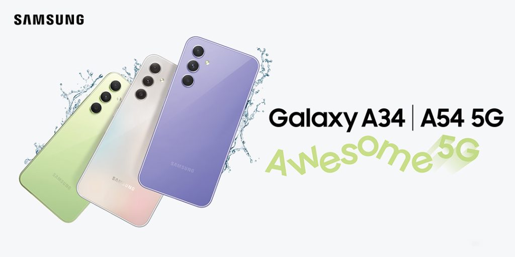 เปิดราคาพร้อมสเปคไทย Galaxy A34 5G และ Galaxy A54 5G