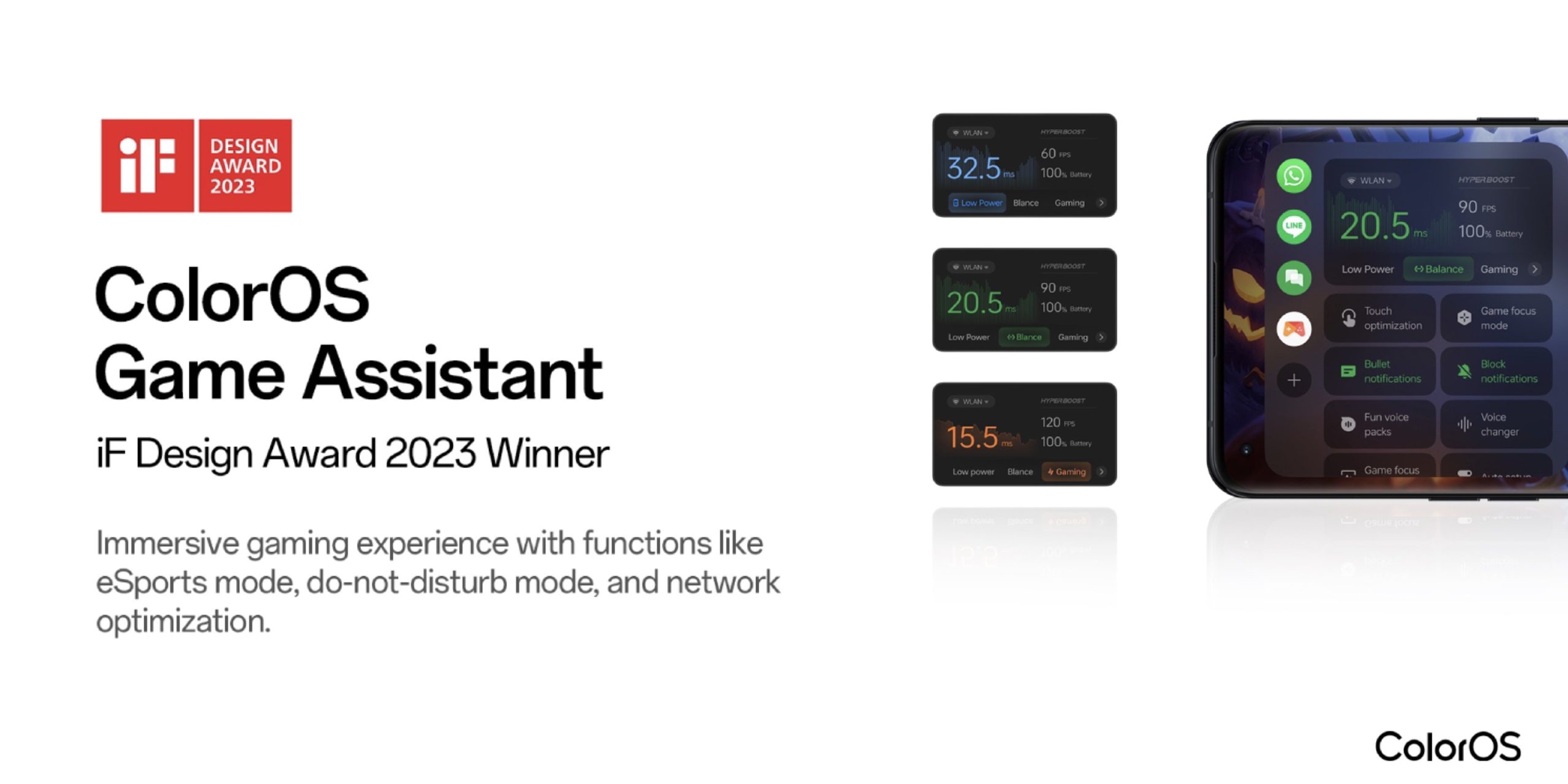 OPPO ColorOS 13 คว้า 6 รางวัล จากงาน 2023 iF Design Awards