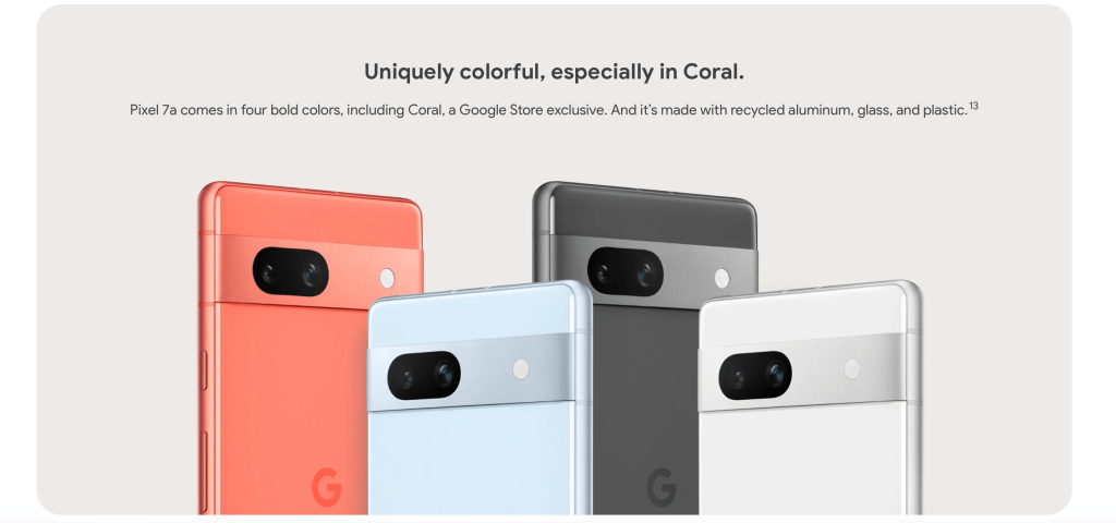 เปิดตัว Google Pixel 7a หน้าจอ 6.1" อัตรารีเฟรช 90Hz รองรับชาร์ตไร้สาย ...