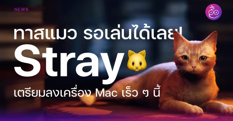 ทาสแมว รอเล่นได้เลย! Stray เตรียมลงเครื่อง Mac เร็ว ๆ นี้