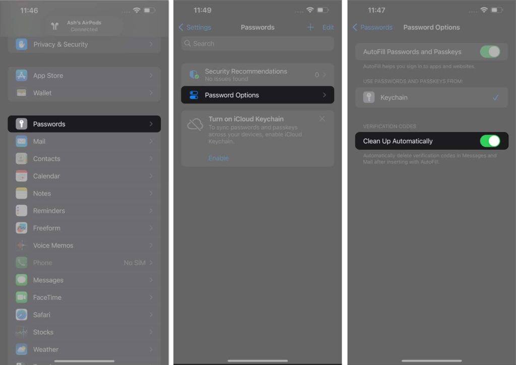 Ios 17 ตั้งค่าให้ลบรหัสการตรวจสอบยืนยันจาก Sms แบบอัตโนมัติได้