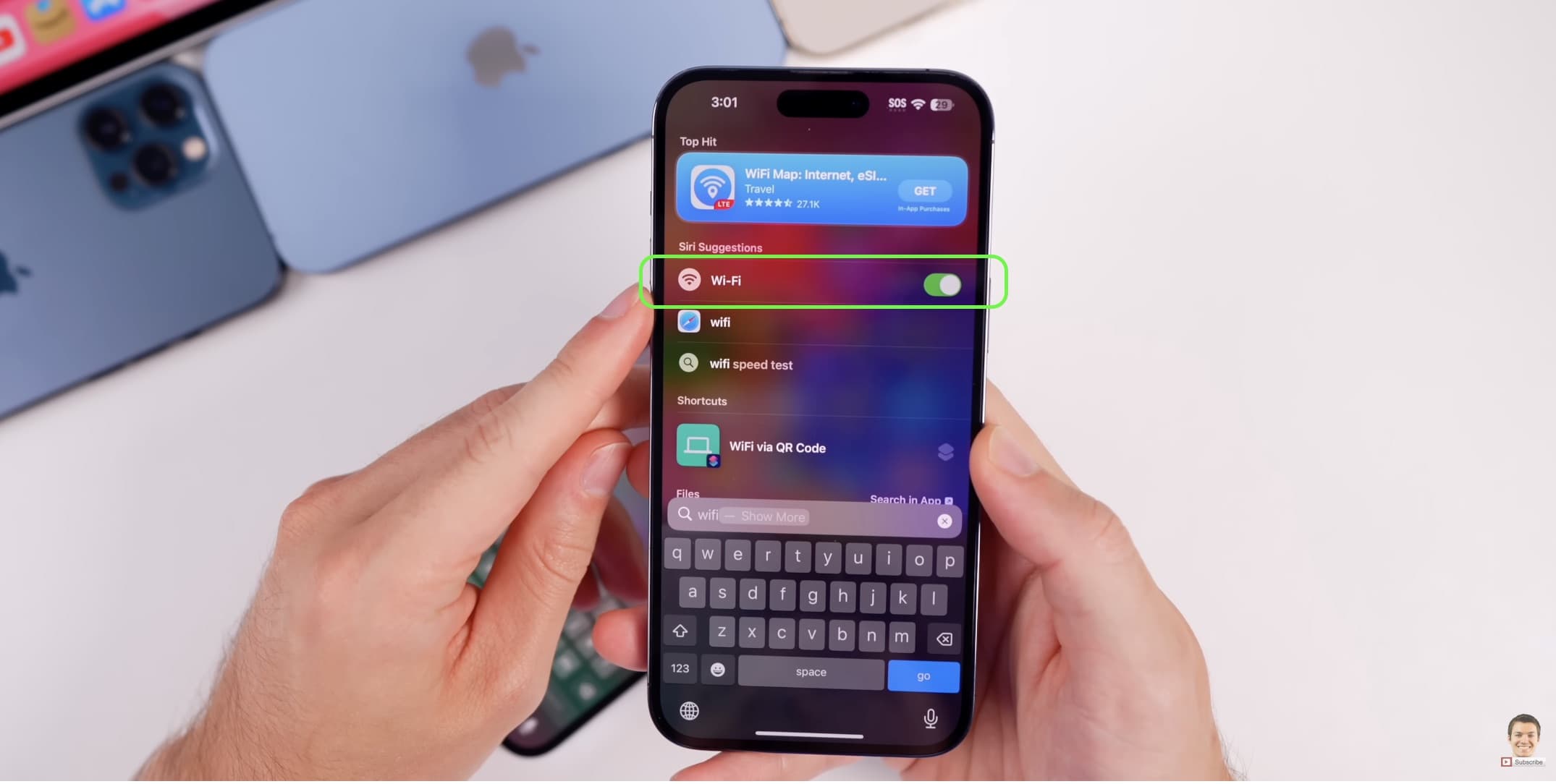 Spotlight Search ใน iOS 17 ค้นหา เปิด-ปิดการตั้งค่าได้จากการค้นหาเลย