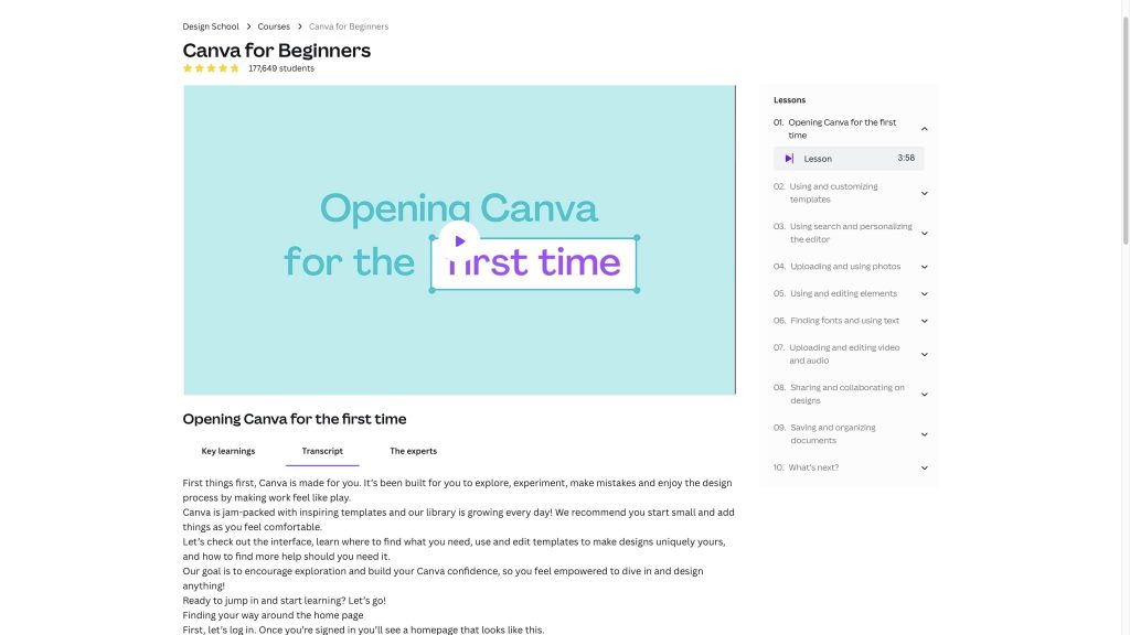 Canva Design School เว็บเรียน Canva ฟรี!
