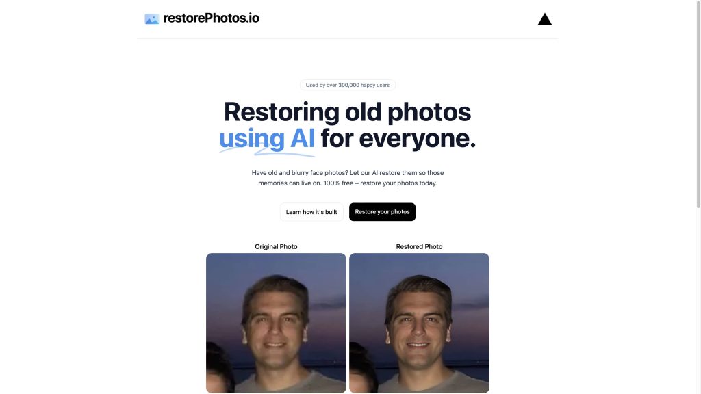 RestorePhotos.io เว็บแก้ภาพเบลอ ให้ชัดทันใจ!