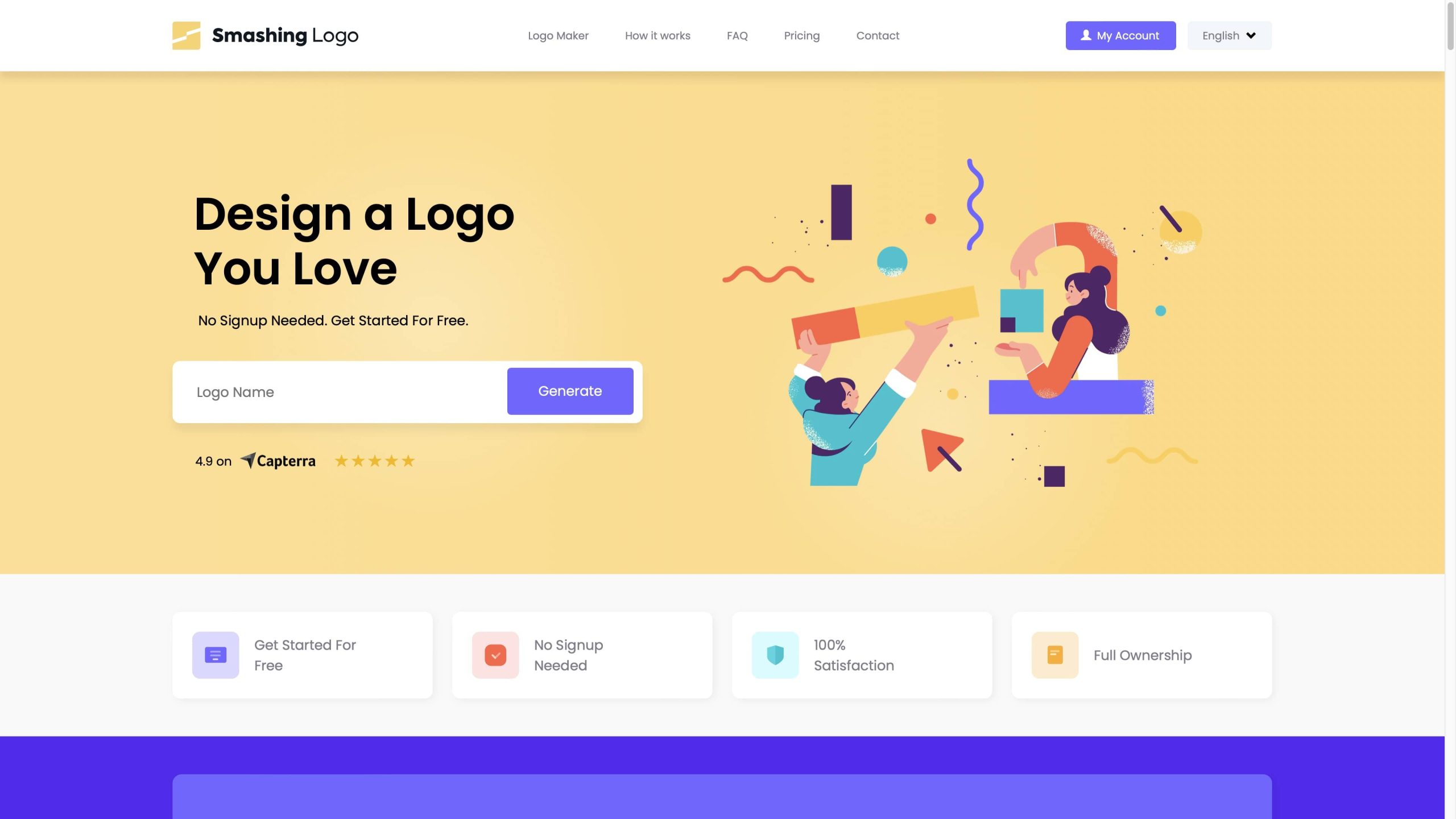 SmashingLogo เว็บช่วยคิดไอเดียในการทำแบรนด์, ออกแบบโลโก้