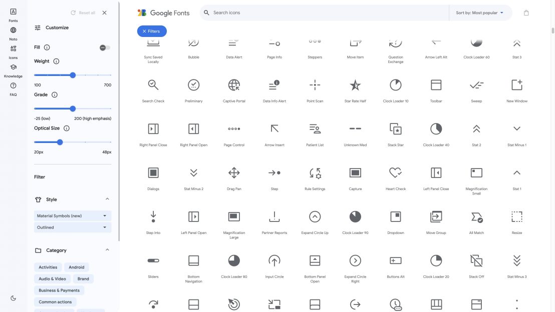 โหลด Icon จาก Google Font ได้แล้วนะ!