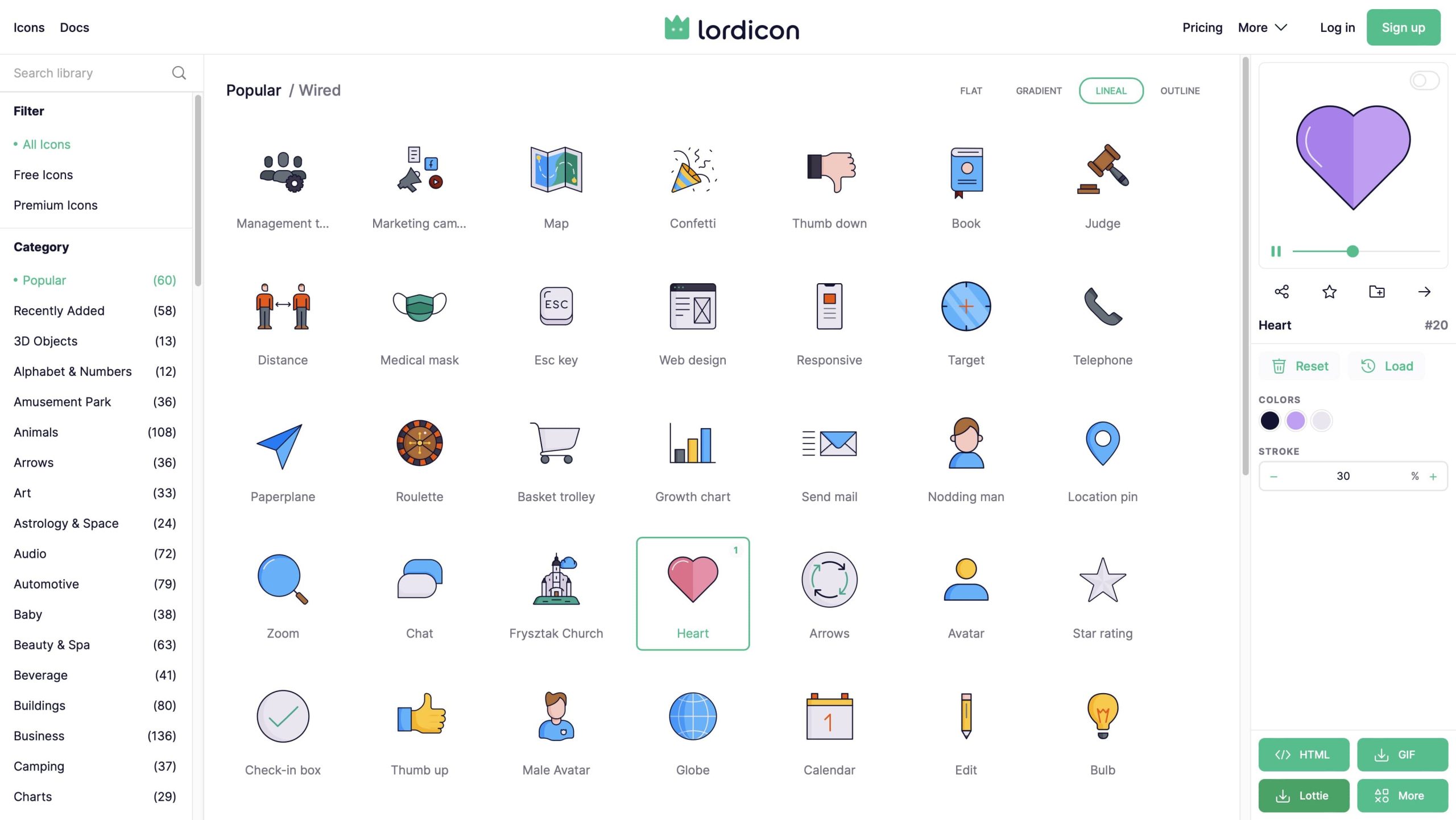 Lordicon เว็บโหลดไอคอน Animation สุดน่ารัก!