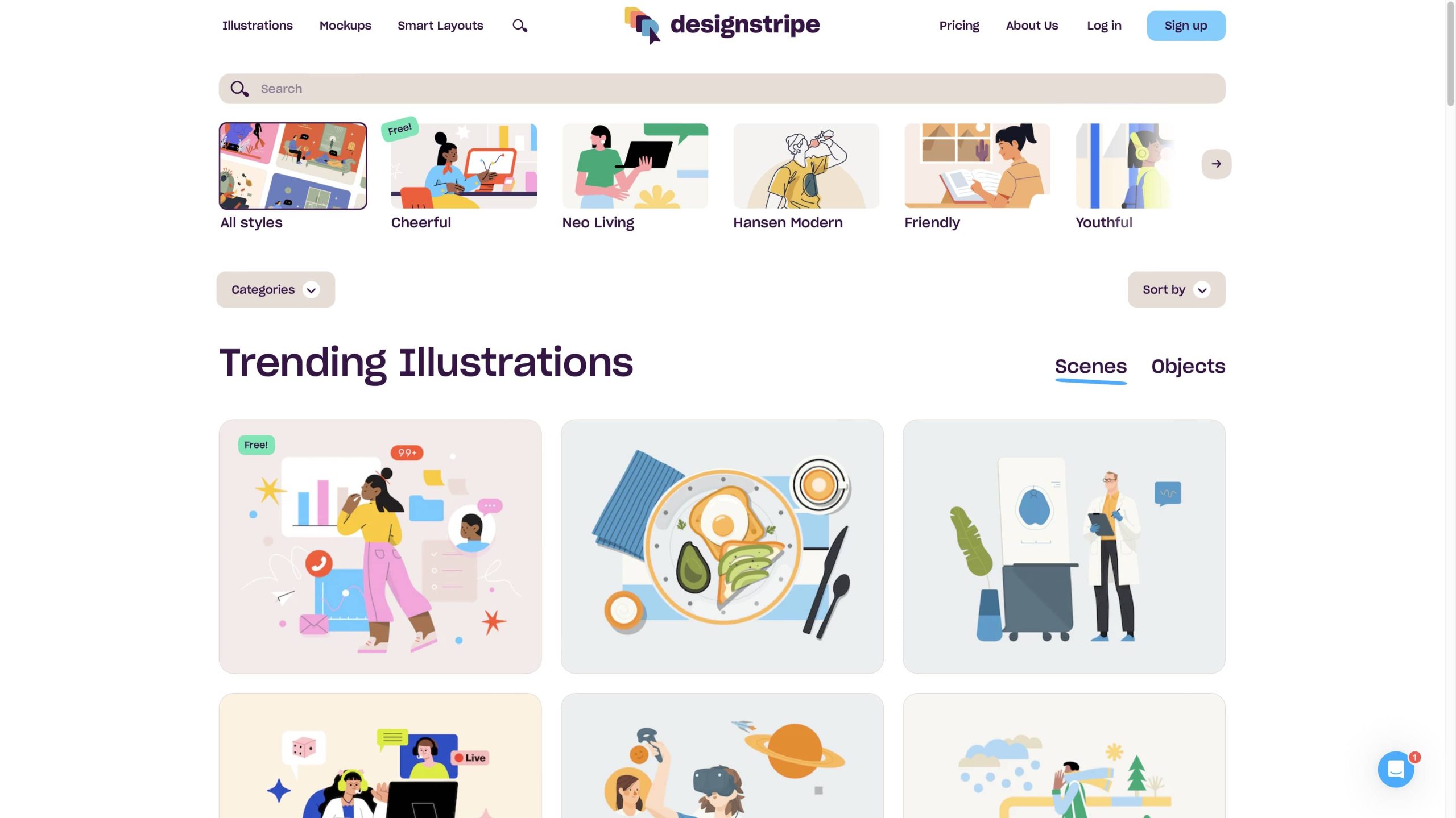 Designstripe เว็บทำภาพสไตล์ Illustrator ฟรี!