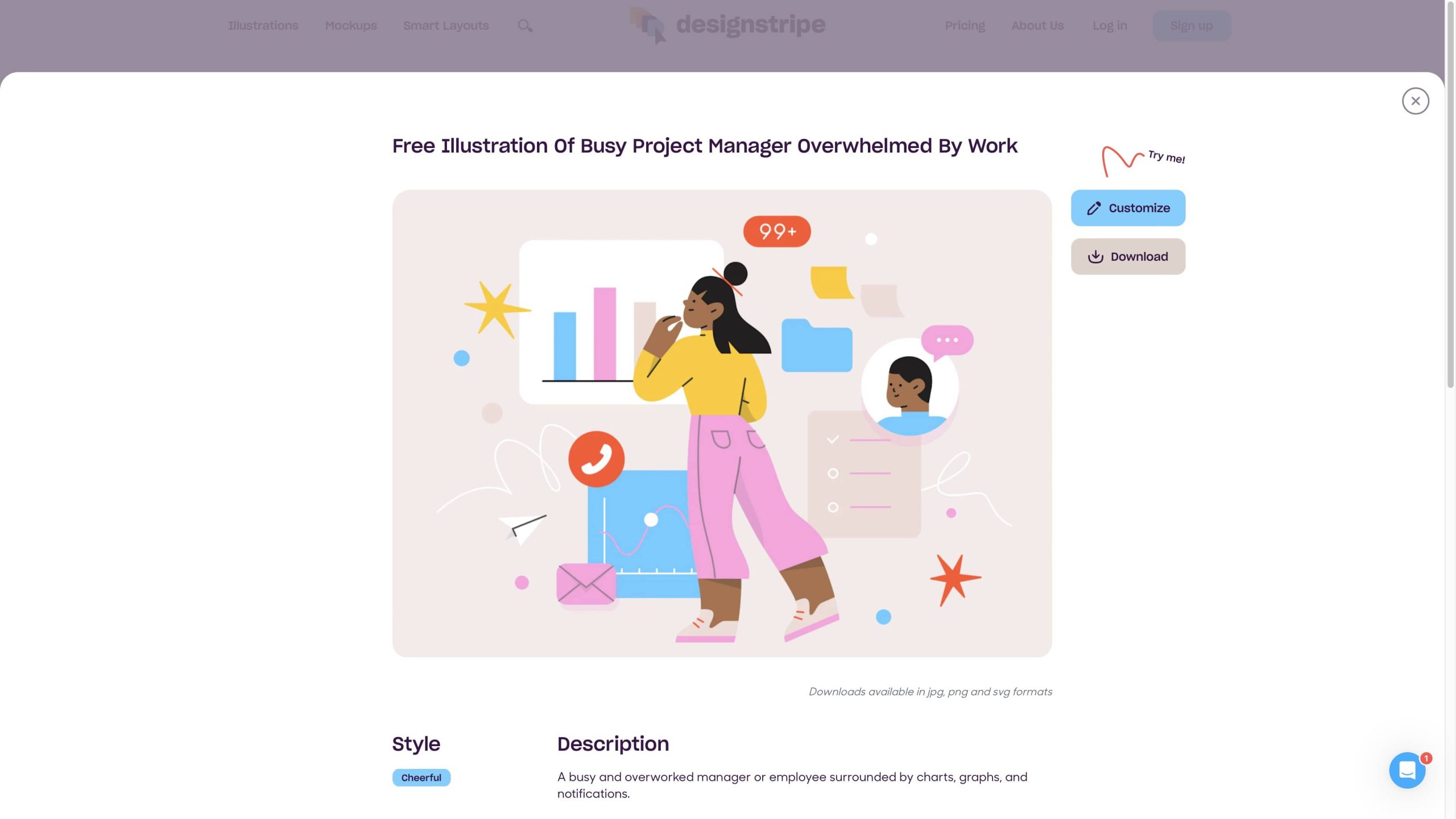 Designstripe เว็บทำภาพสไตล์ Illustrator ฟรี!