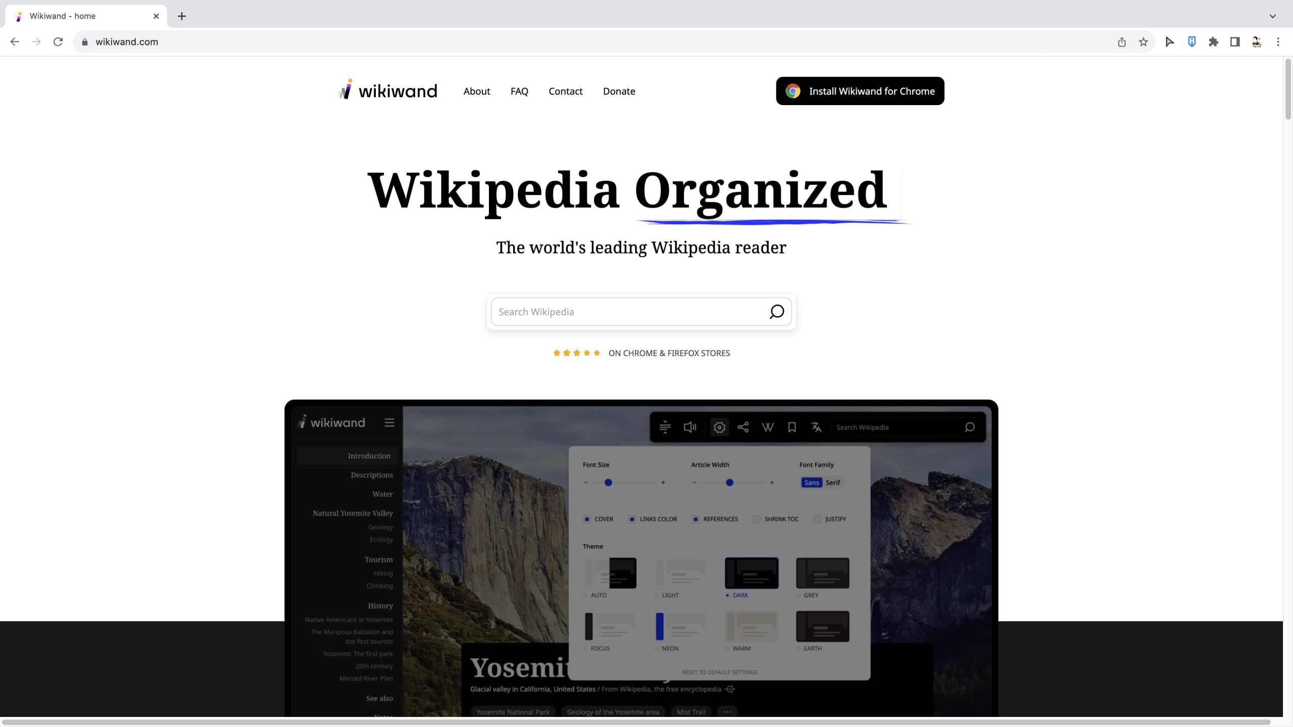 ปรับแต่ง Wikipedia ตามใจเราด้วย Wikiwand!