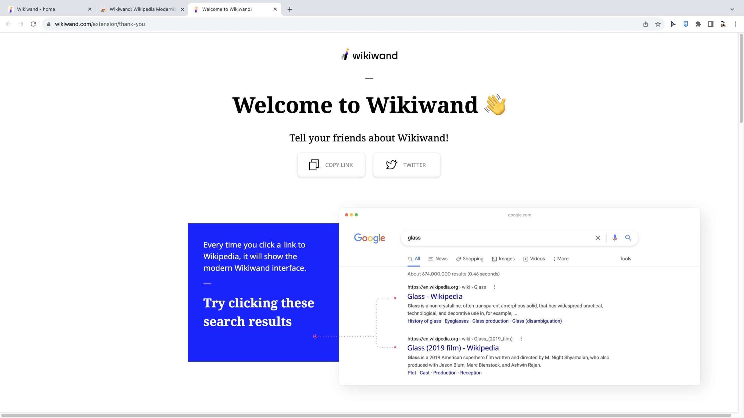 ปรับแต่ง Wikipedia ตามใจเราด้วย Wikiwand!