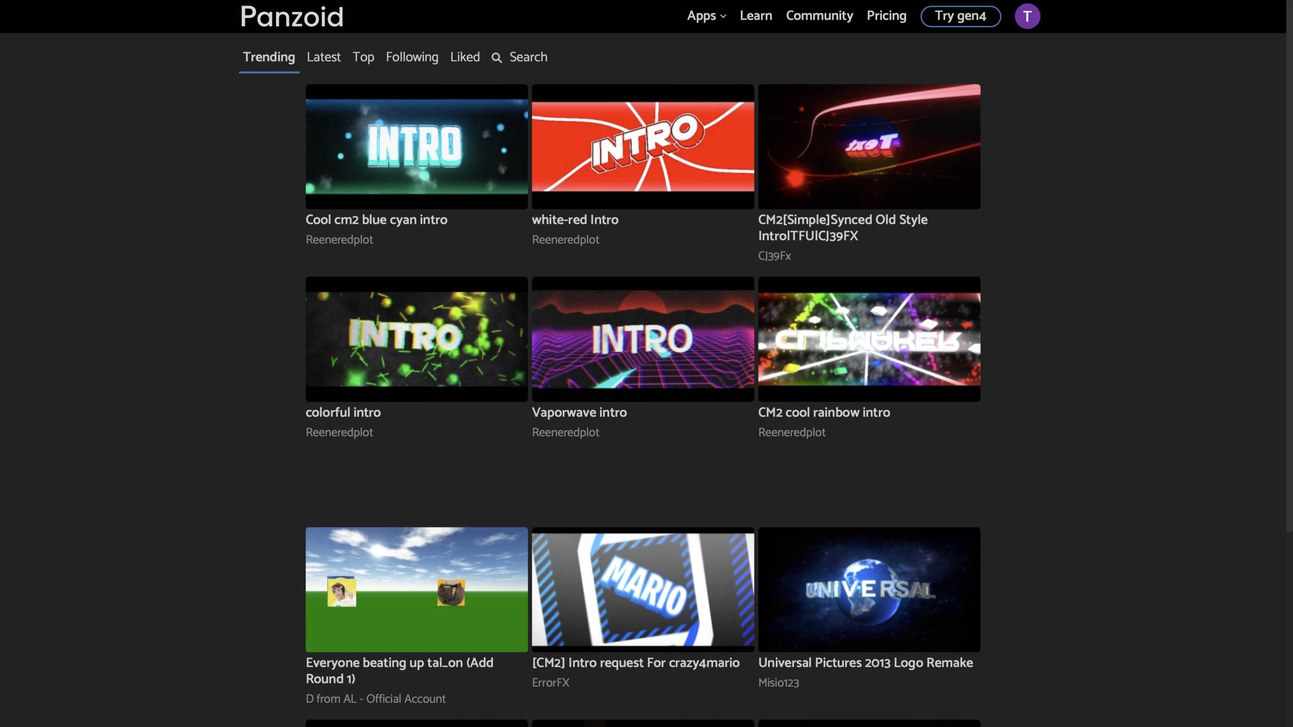 Panzoid เว็บทำอินโทรสุดเจ๋ง เปลี่ยนข้อความเองได้!