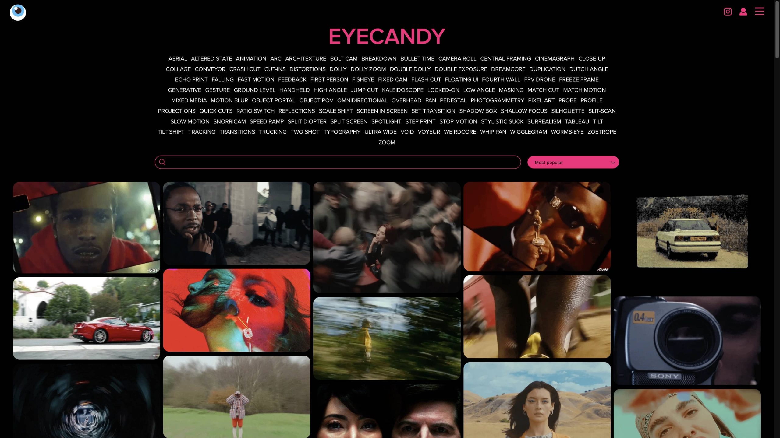 Eyecandy เว็บรวมเอฟเฟกต์การถ่ายคลิปแบบต่าง ๆ!