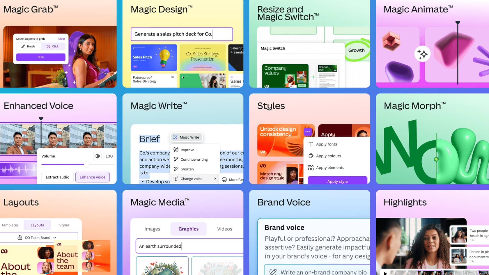 10 ไฮไลท์เด่นจากงาน Canva Create 2024!