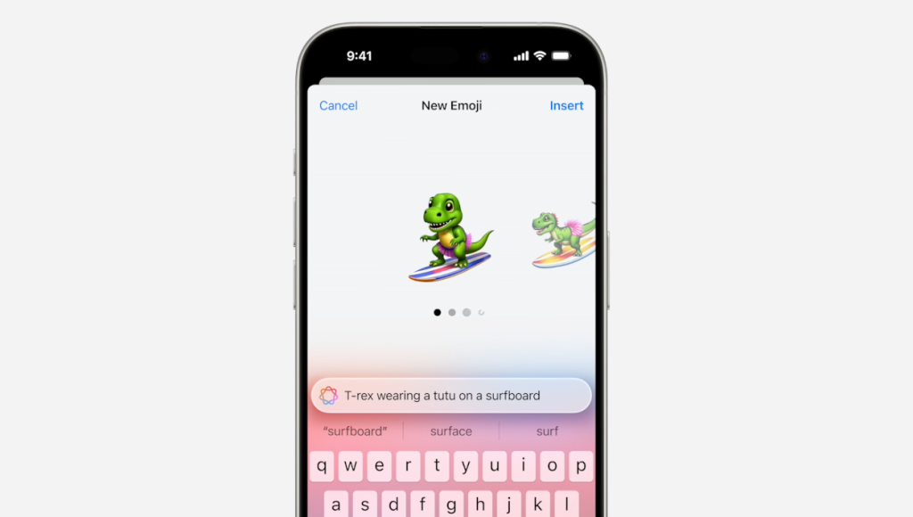 สร้างอิโมจิส่วนตัวได้ง่าย ๆ ด้วยฟีเจอร์ Genmoji