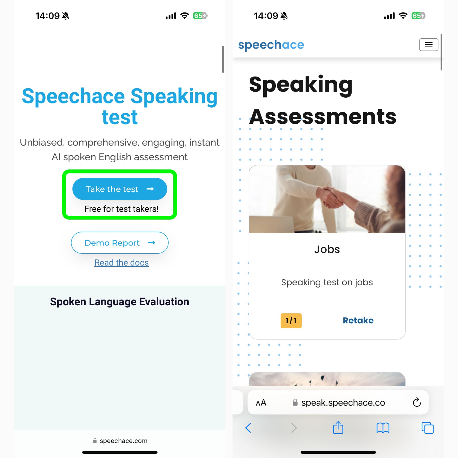 Speechace เว็บทดสอบการพูดภาษาอังกฤษ หลัง Test เสร็จมีคะแนนบอก