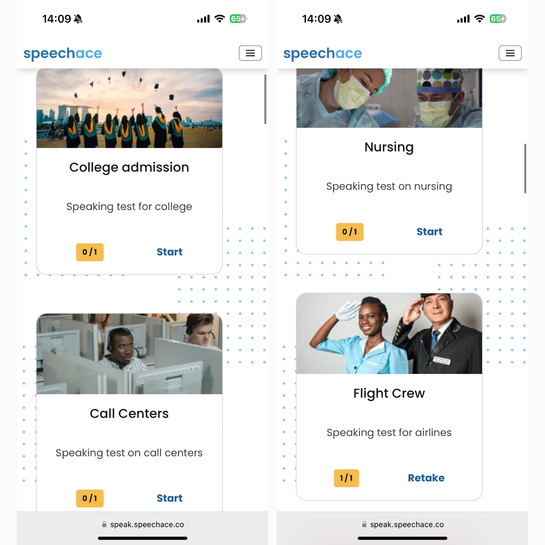 Speechace เว็บทดสอบการพูดภาษาอังกฤษ หลัง Test เสร็จมีคะแนนบอก